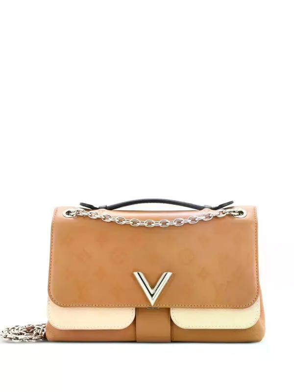 LOUIS VUITTON Monogram Leather Shoulder Bag - Brown