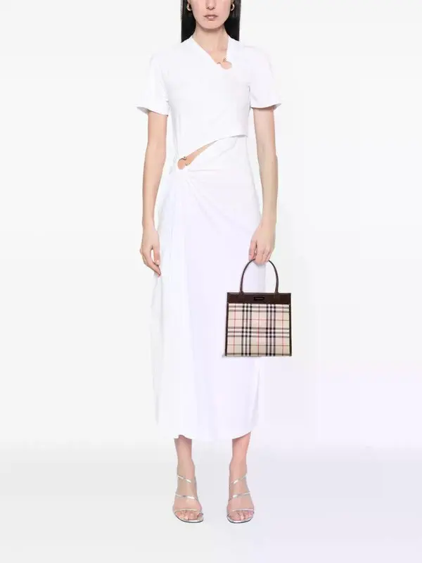 Burberry House Check Canvas Handbag