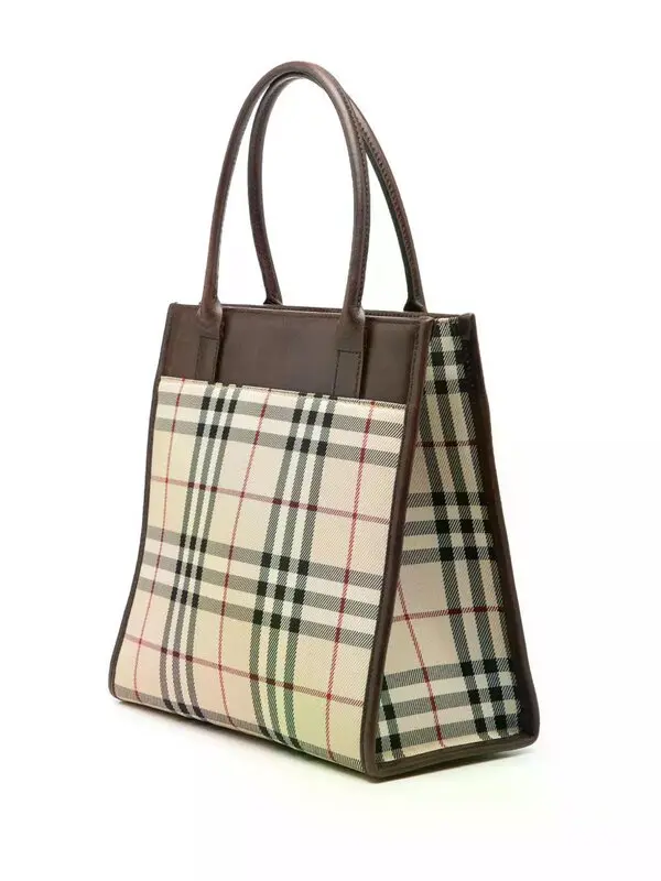 Burberry House Check Canvas Handbag