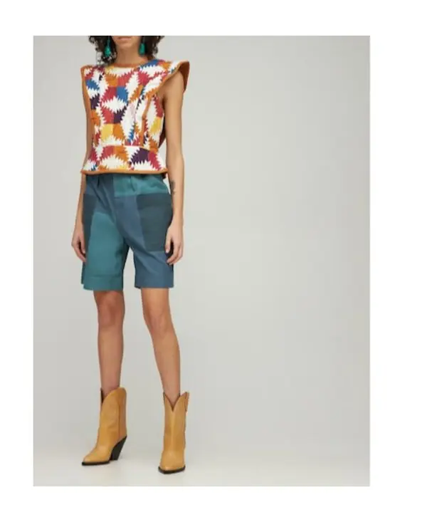 Isabel Marant Étoile Patchwork Casual Shorts