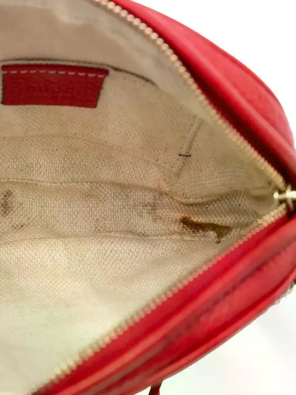 Gucci Soho Chain Crossbody Bag - Red