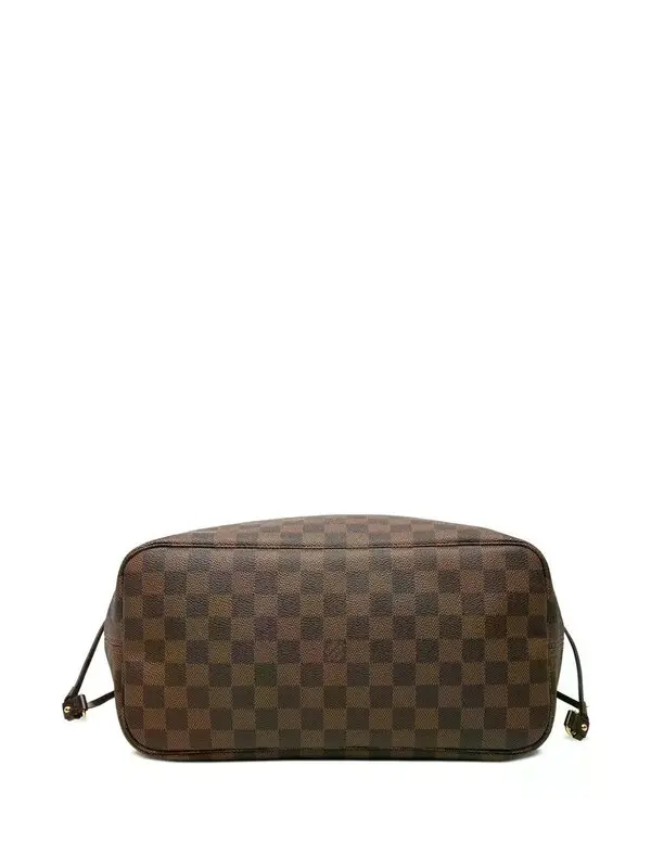 LOUIS VUITTON Damier Ebene Neverfull Mm Tote Bag - Brown