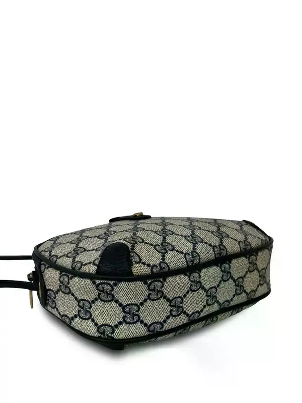 Gucci Gg Coated Canvas Crossbody Bag