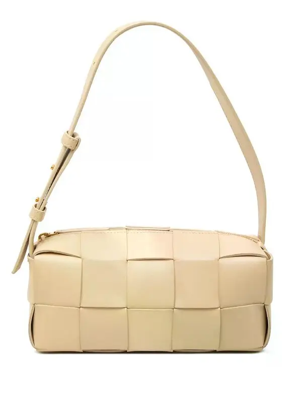 Bottega Veneta Small Cassette Shoulder Bag - Brown