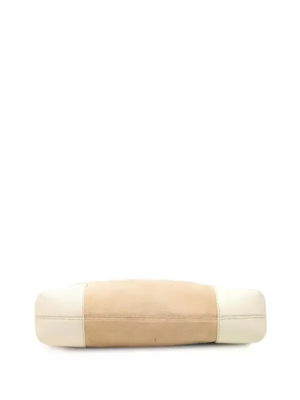 Loewe Suede Anagram Shoulder Bag - Brown