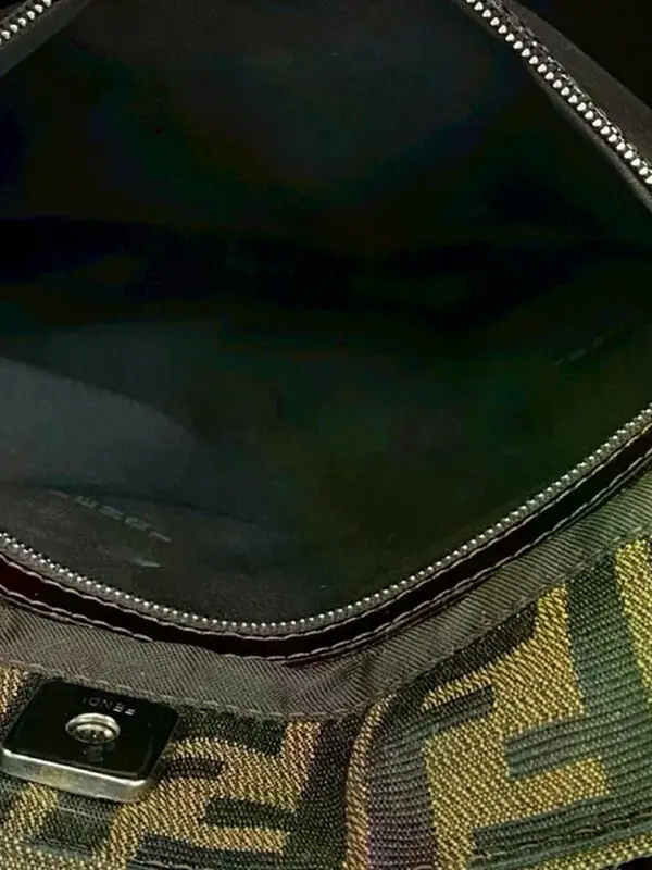 Fendi Zucca Canvas Twins Tote Bag