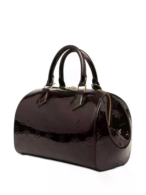 LOUIS VUITTON Monogram Vernis Montana Satchel - Purple