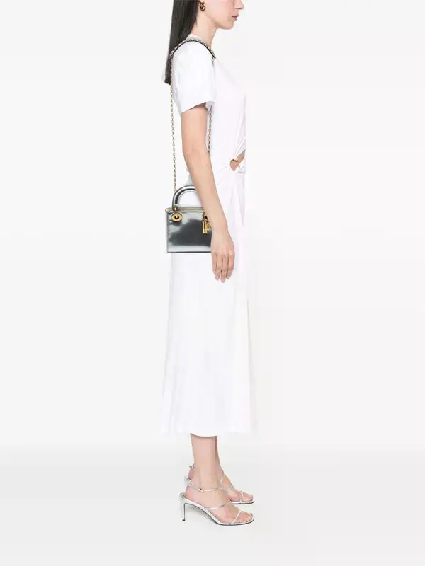 Dior Lady Mini Satchel - Silver