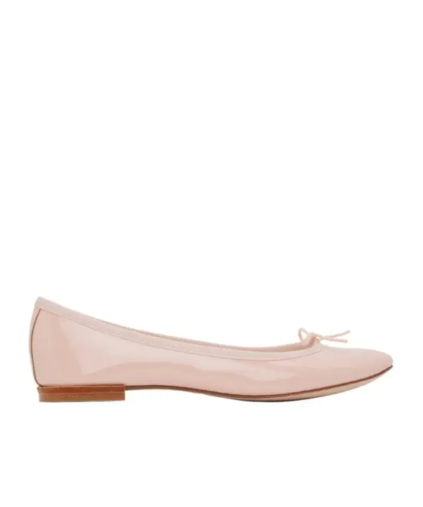 Repetto Ballet Flats With Bow Detail - Nude