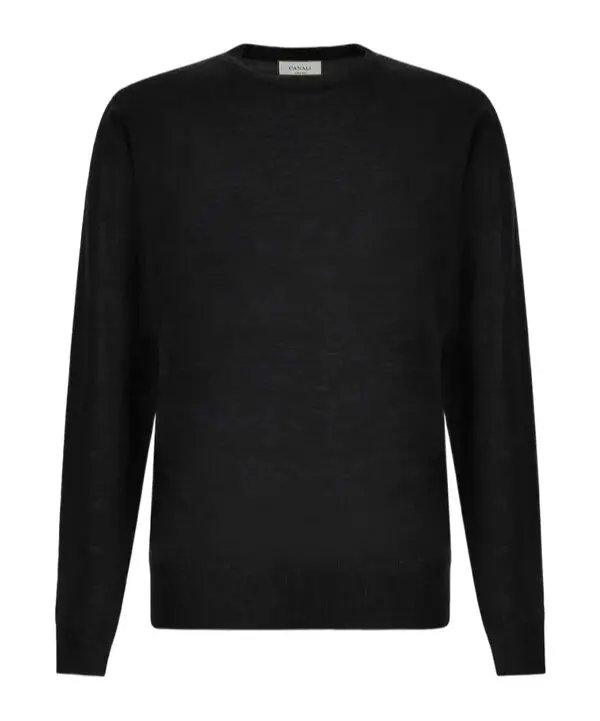 Canali Crew-neck Wool Sweater