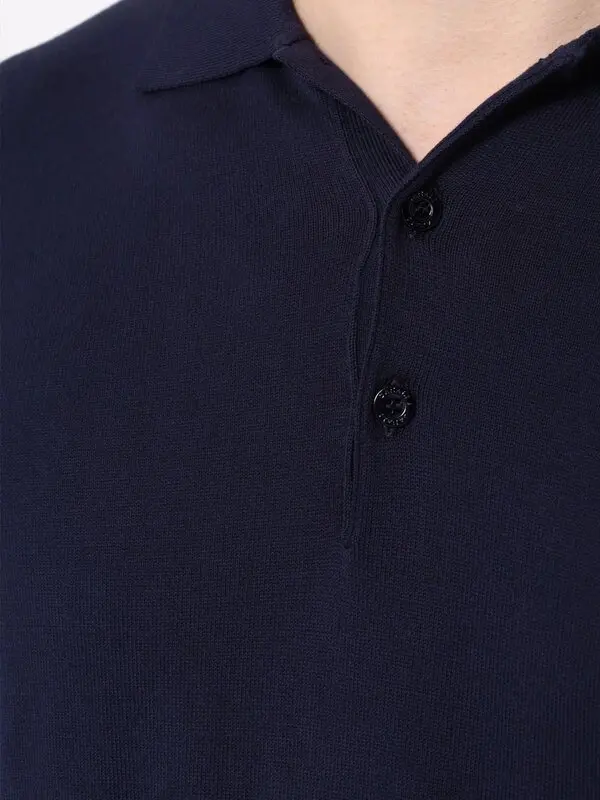 Canali Long-sleeve Polo Jumper