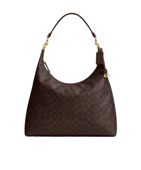 COACH Signature Monogram Juliet Shoulder Bag - B4/maple
