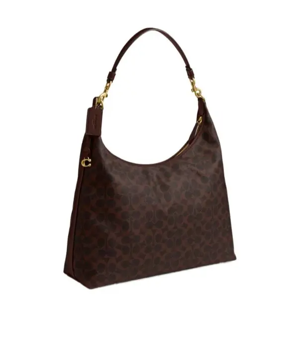COACH Signature Monogram Juliet Shoulder Bag