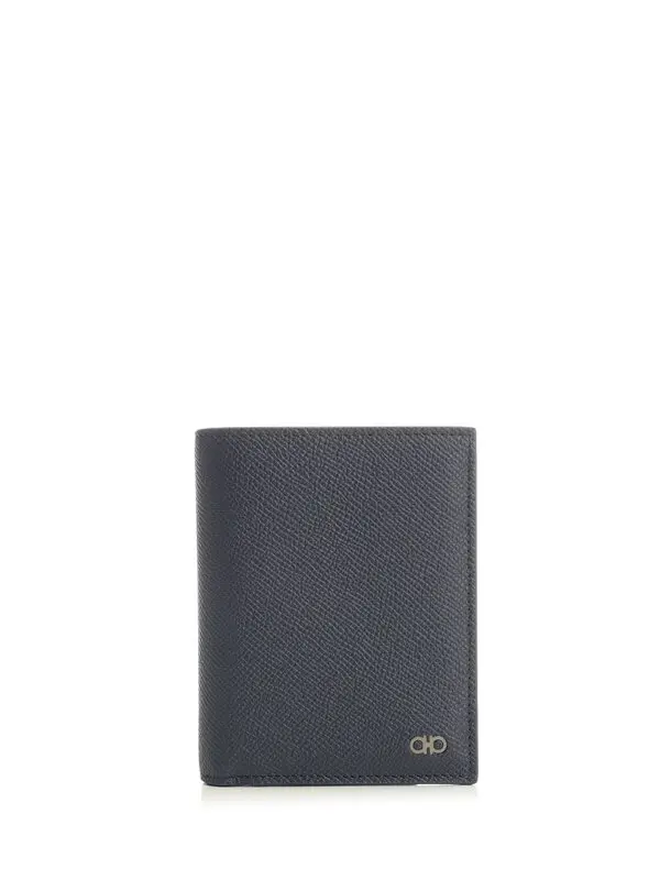 FERRAGAMO Mini Gancini Wallet - Blue