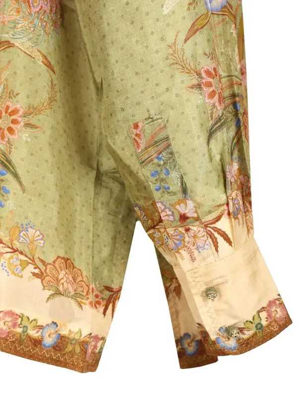 Zimmermann Indra Printed Silk Shirt - Multicolor