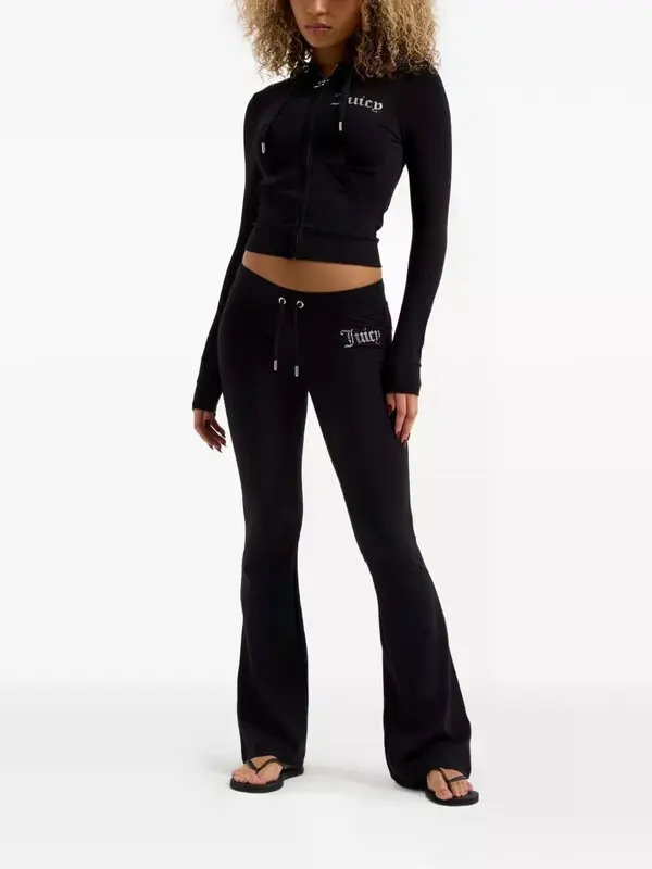 Juicy Couture Diamanté Logo Low-rise Track Pants