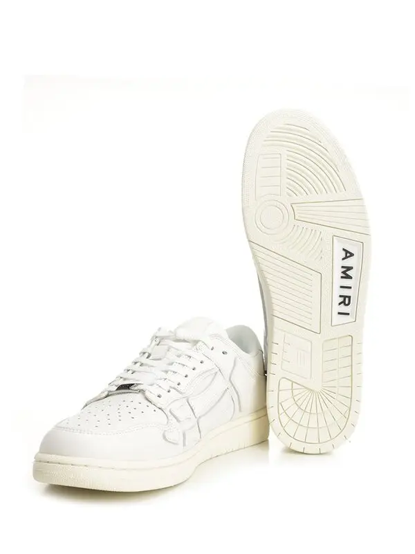 Amiri Paneled Leather Sneakers
