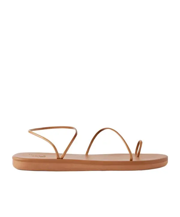 ANCIENT GREEK SANDALS Leather Thong Sandals - Brown