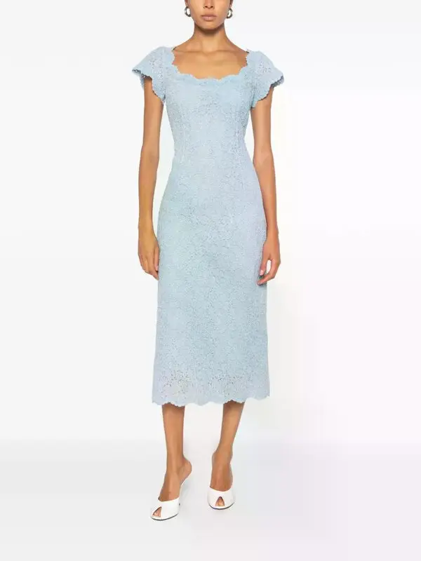 Ermanno Scervino Lace Midi Dress