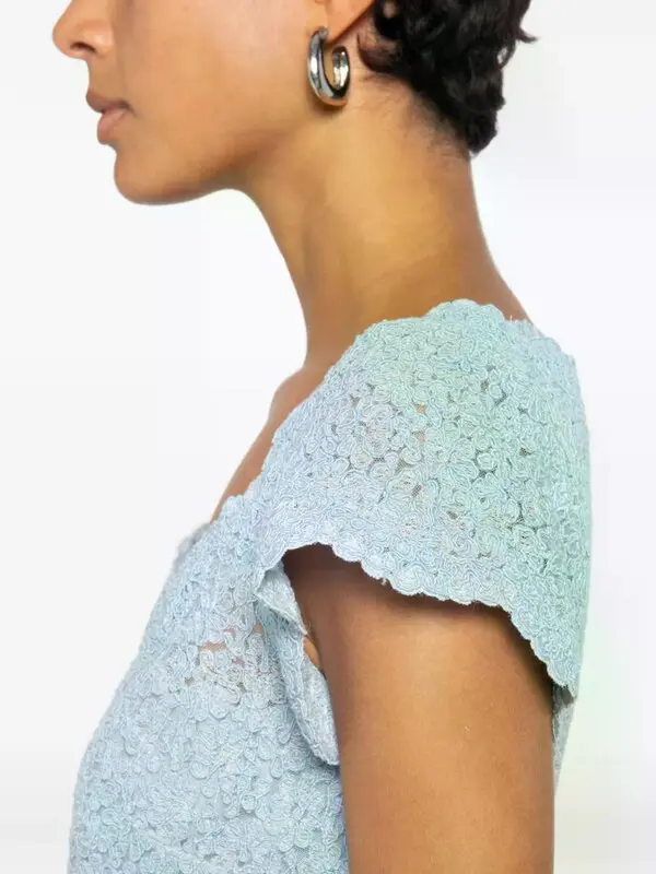 Ermanno Scervino Lace Midi Dress