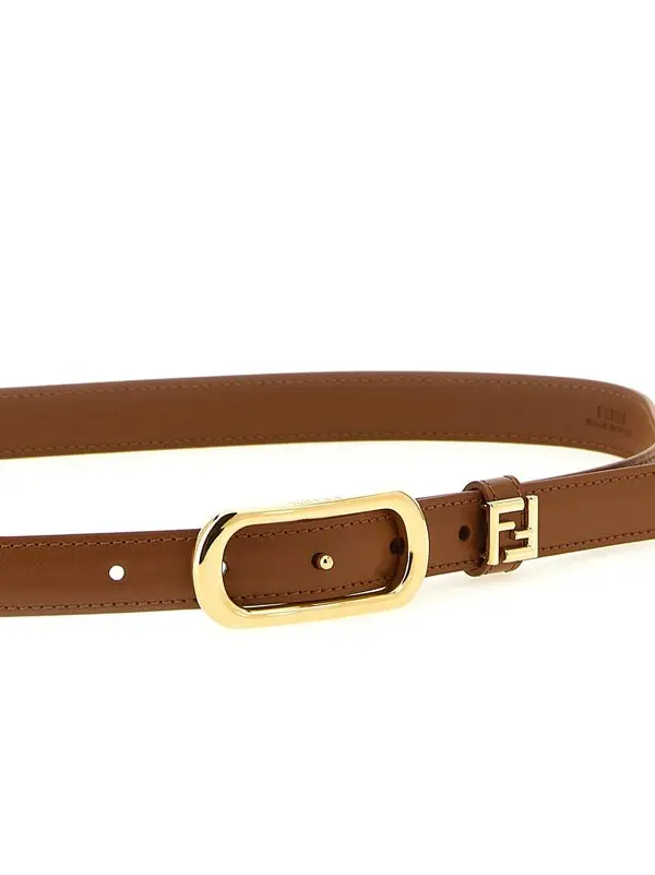 Fendi Ff Belt - Brown