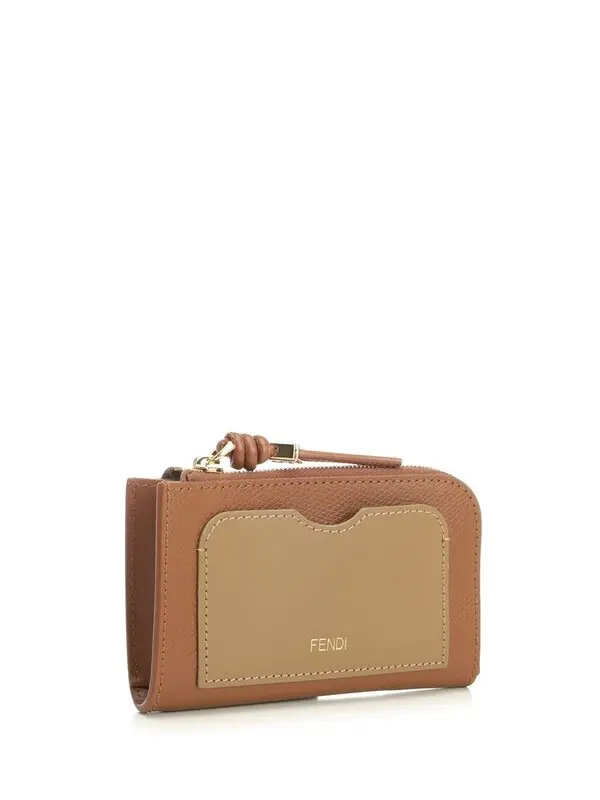 Fendi Card Holder - Cream
