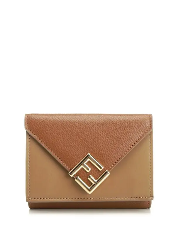Fendi Mini Trifold Wallet - Brown