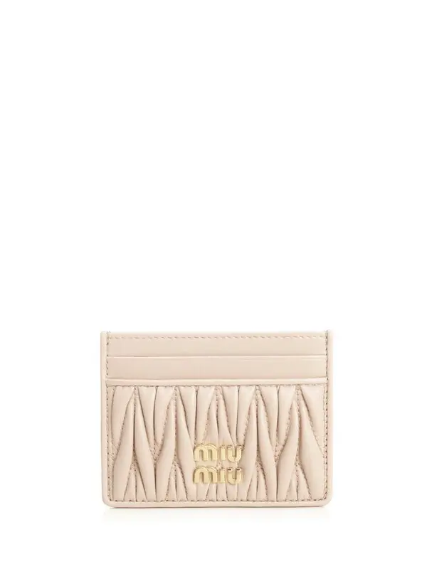 Miu Miu Quilted Card Holder - Multicolor