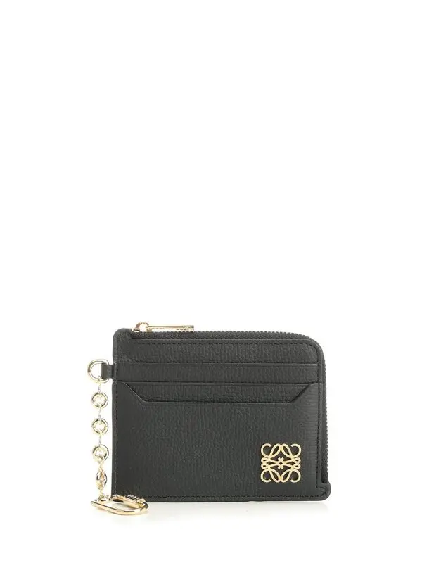 Loewe Anagram Square Card Holder - Black