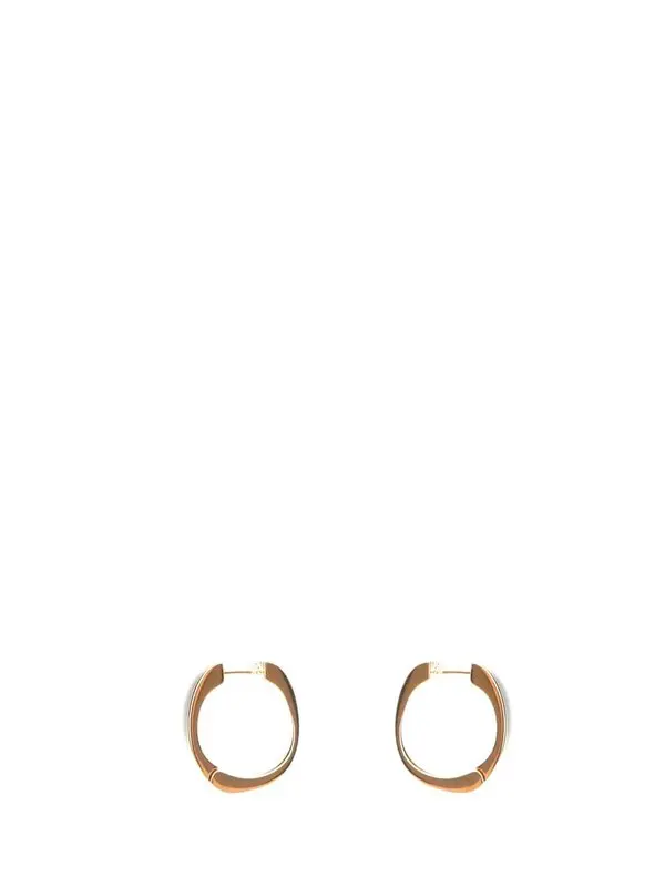 TOTEME Signature Enamel Hoop Earrings