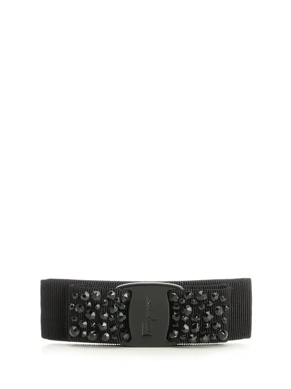FERRAGAMO Vara Bow Clip - Black
