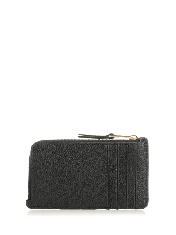 Loewe Card Holder With Coin Pocket - Black