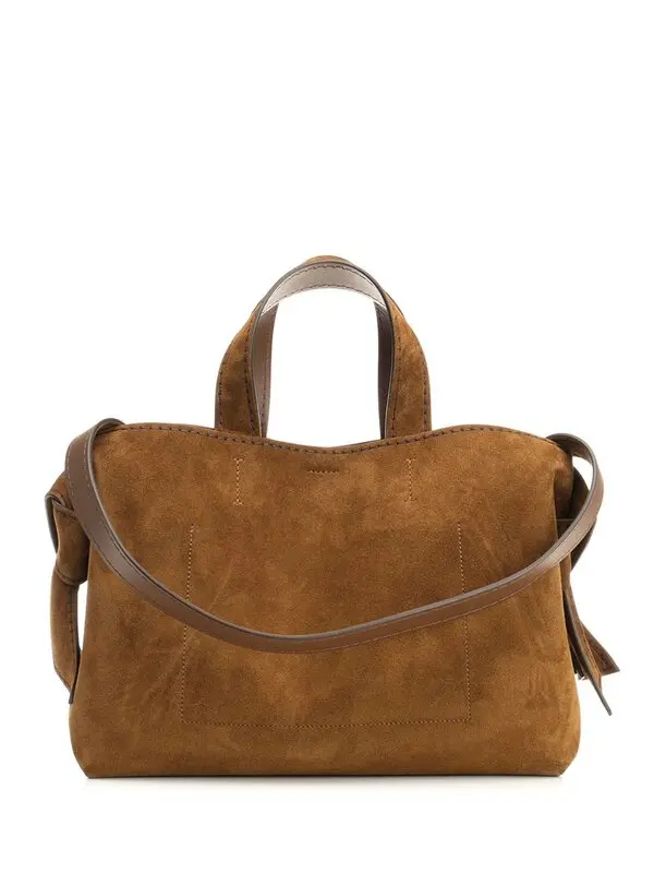 Acne Studios Musubi Suede Tote Bag - Brown
