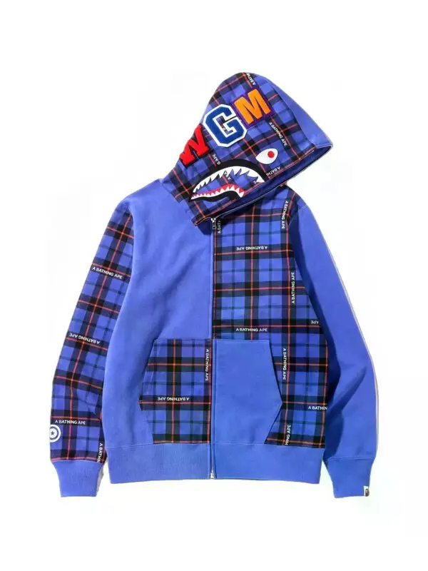 A BATHING APE Shark Check Hoodie