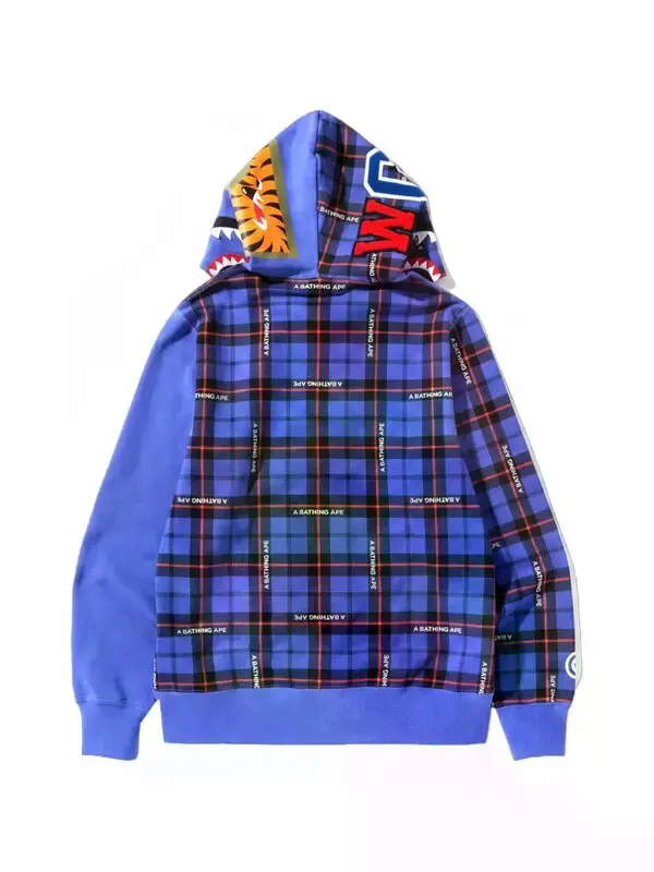 A BATHING APE Shark Check Hoodie