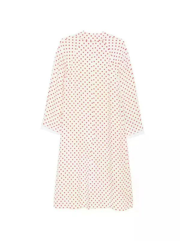 N°21 Polka-dot Notch-lapel Coat