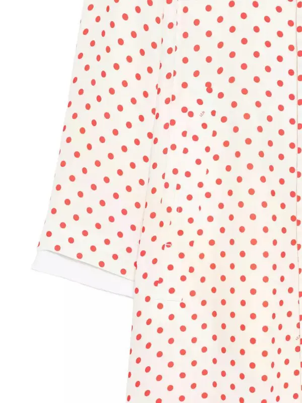 N°21 Polka-dot Notch-lapel Coat
