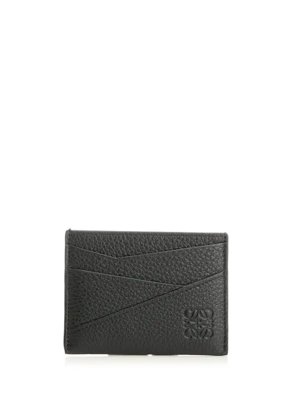 Loewe Puzzle Edge Plain Cardholder - Black