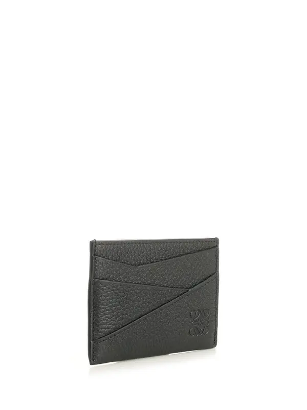 Loewe Puzzle Edge Plain Cardholder - Black