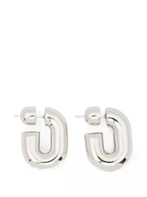 MARIA BLACK Forma Hoop Earrings - Silver