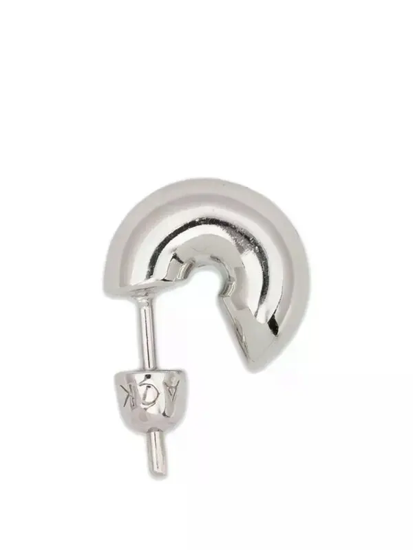 MARIA BLACK Medium Prima Hoop Earring - Silver