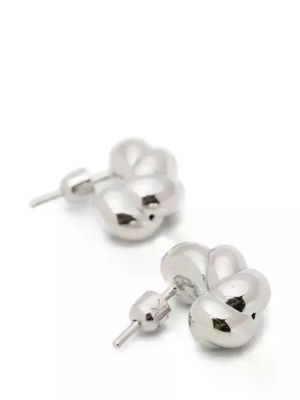 MARIA BLACK Small Twisted Earrings - Silver
