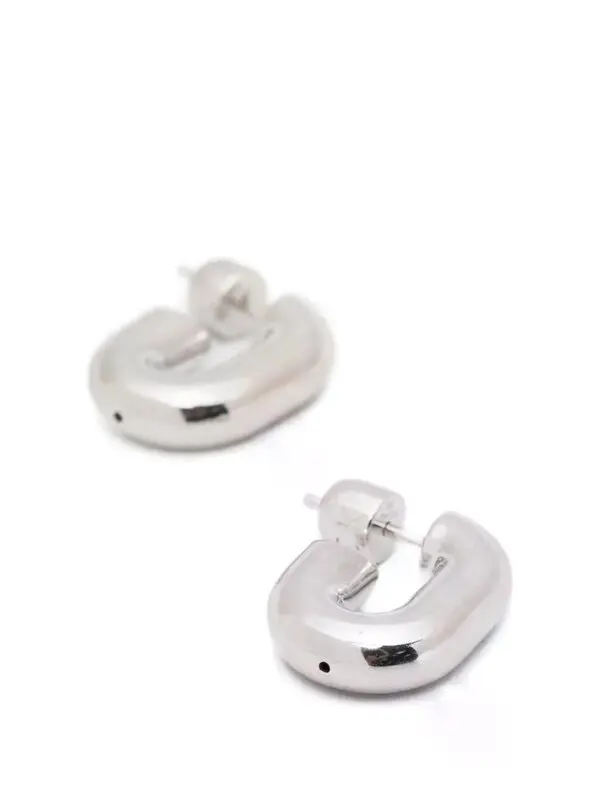 MARIA BLACK Forma Small Hoop Earrings - Silver