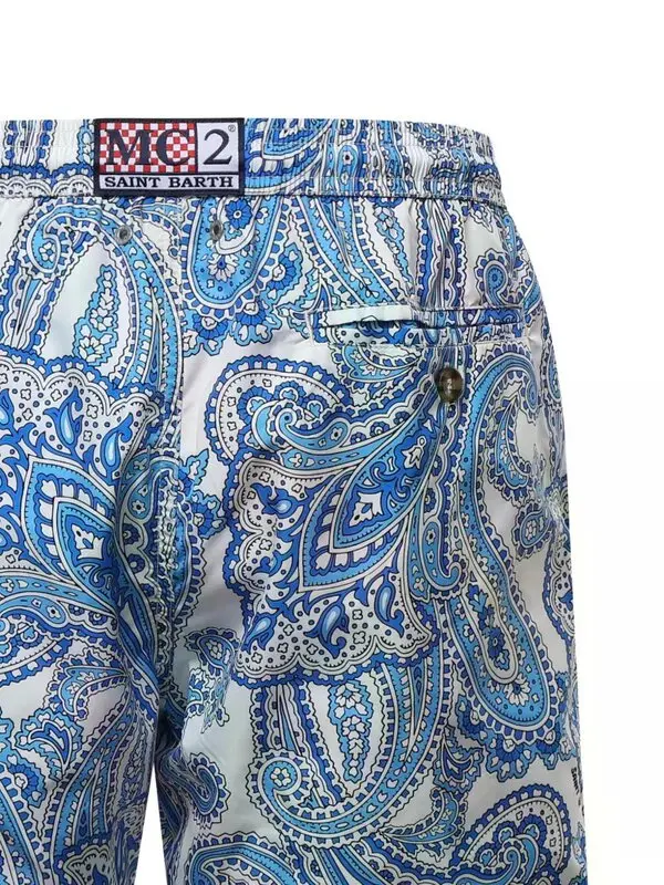 MC2 SAINT BARTH Paisley Print Swim Shorts