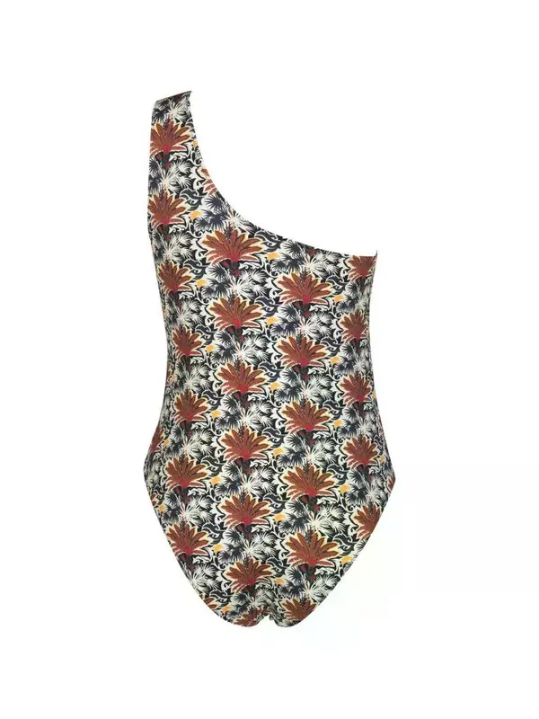 Anjuna One-shoulder Floral Print Swimsuit