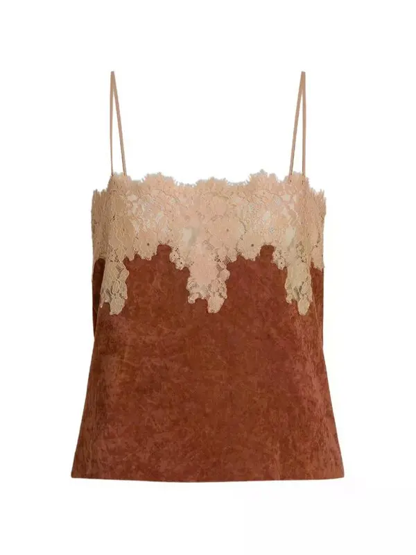 Alberta Ferretti Lace Camisole