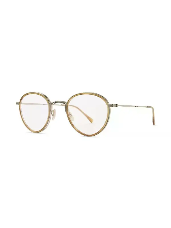 MR. LEIGHT Bristol C Round-frame Glasses - Silver