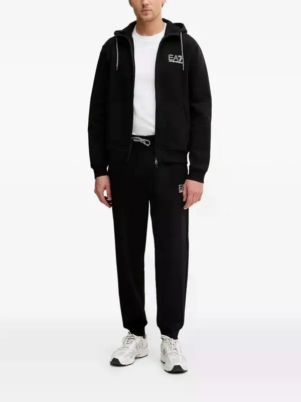 EA7 Zip Drawstring Hoodie
