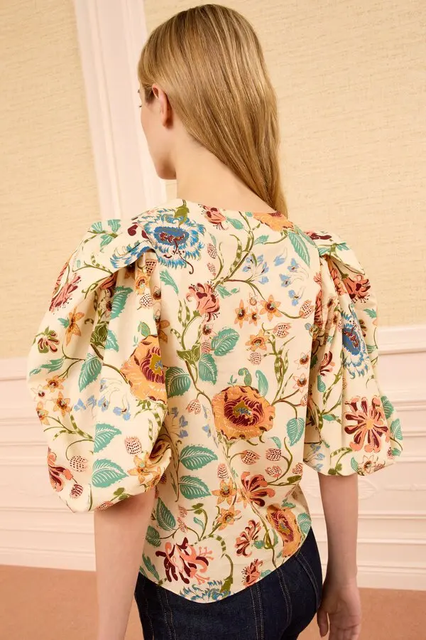 Ulla Johnson Florielle Cotton Top - Abalone