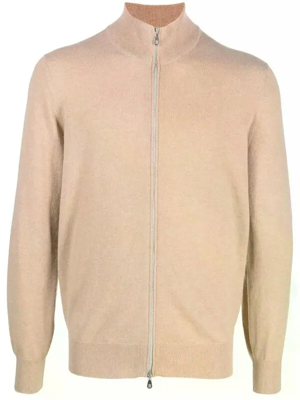 Brunello Cucinelli Cashmere Zip-up Jumper